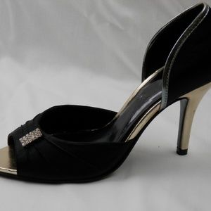 Mike luff | Shoes | Black High Heels Wedding Shoe Shallowmouth Sexy ...